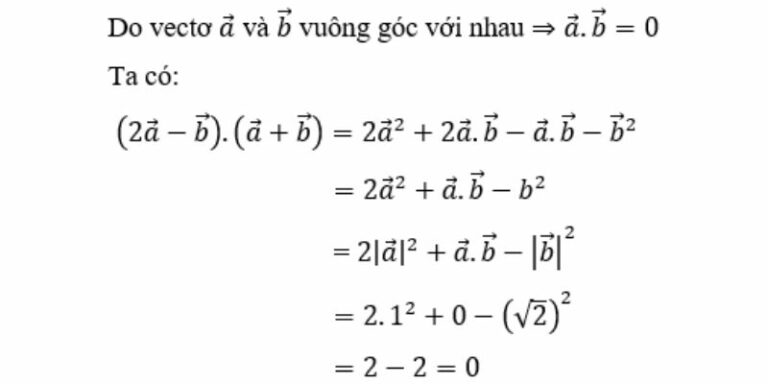 Hai vecto vuông góc khi nào và cách chứng minh hiệu quả